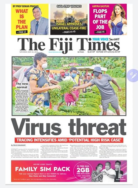The Fiji Times » From the Editor-in-Chief’s desk: Your May 22 briefing