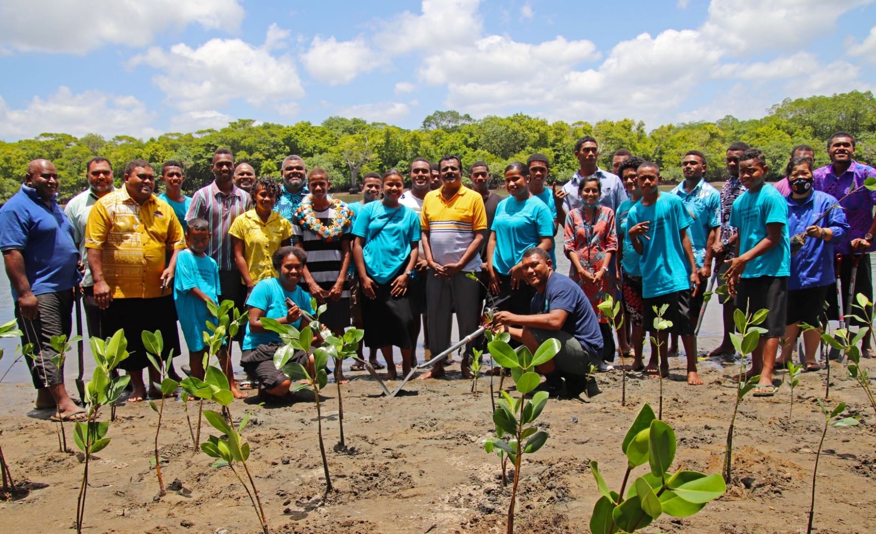 The Fiji Times » Youths plant mangrove trees